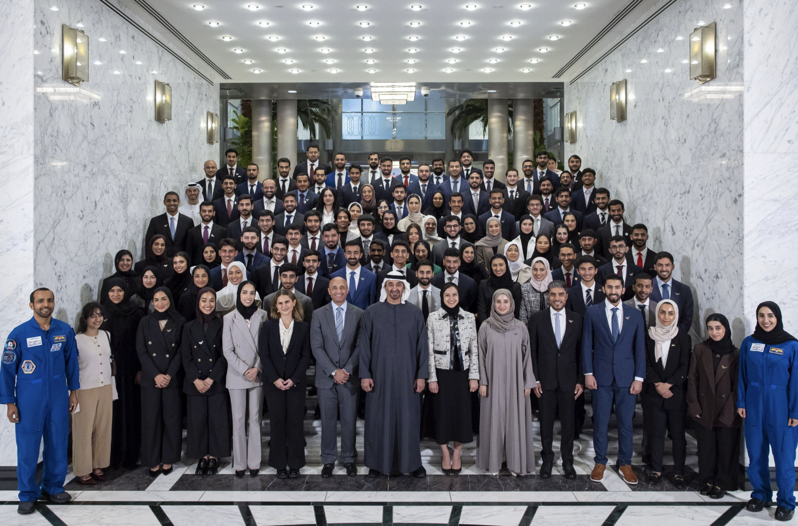 UAE President Meets Emirati Students, NASA Grads